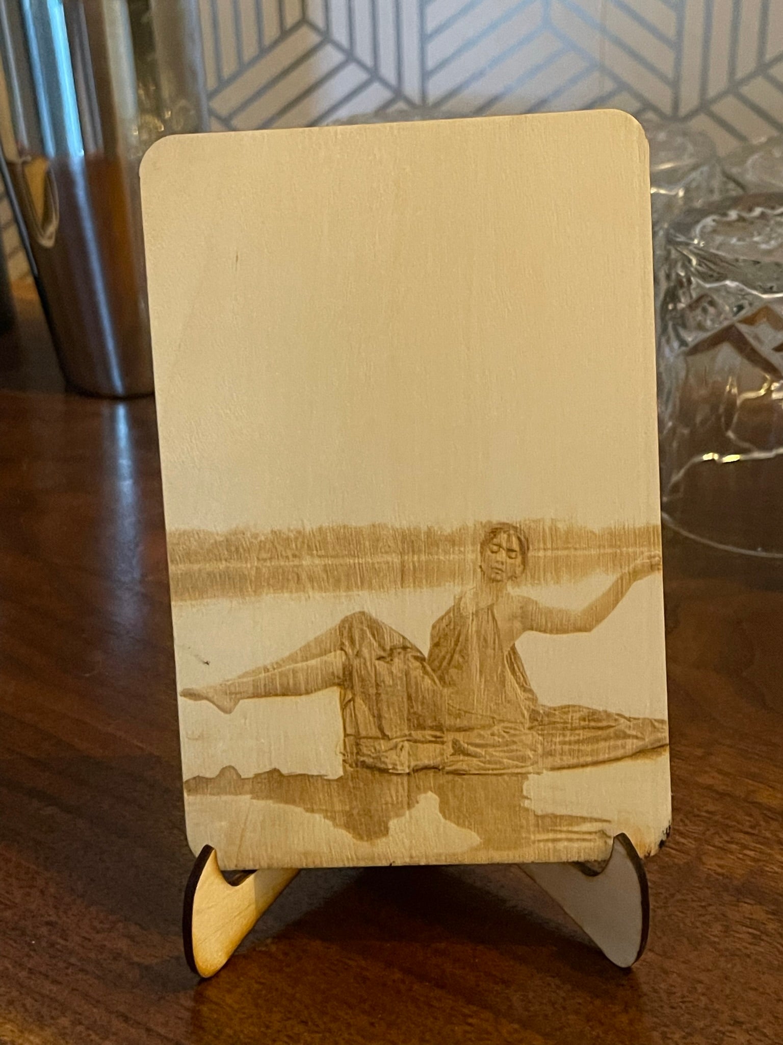 Wooden Engraved Photo | Wooden Portrait – Feisty Fox Creations